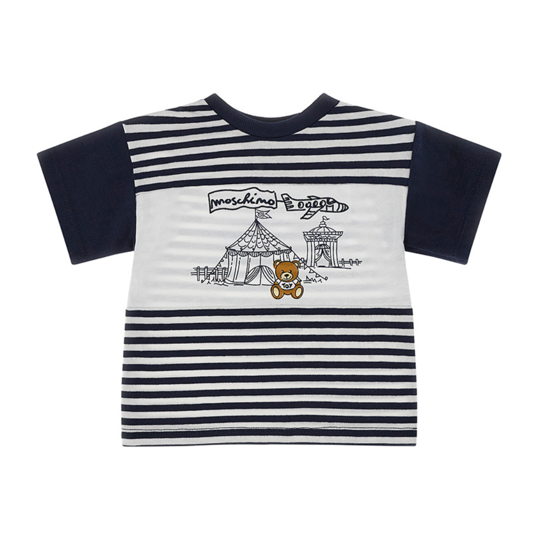 Blue Stripes Baby T-Shirt – LM Bambini