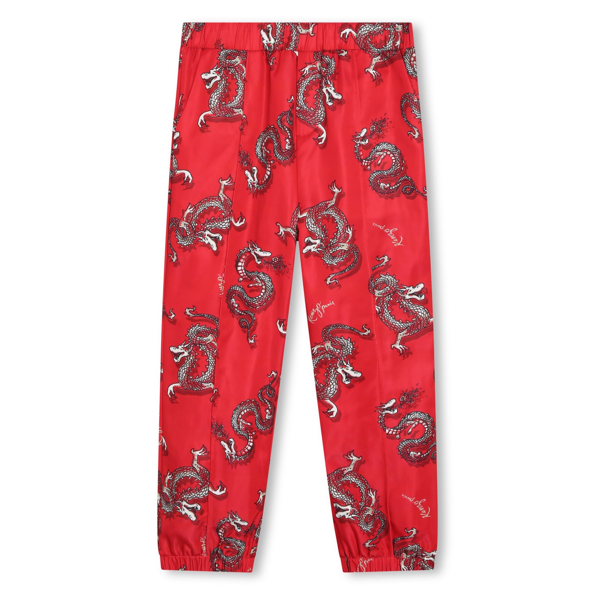 Red Dragon Print Trousers – LM Bambini