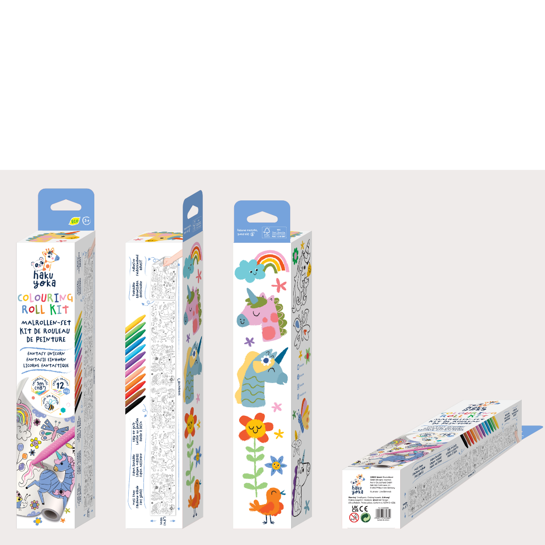 Colouring Roll Kit - Fantasy Unicorn – LM Bambini